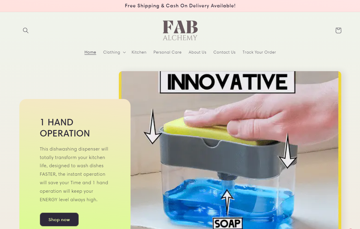 Fab Alchemy - Your Destination for Fashion and Home Essentials